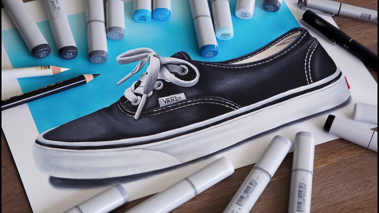 Shoe Speed Drawing - YouTube