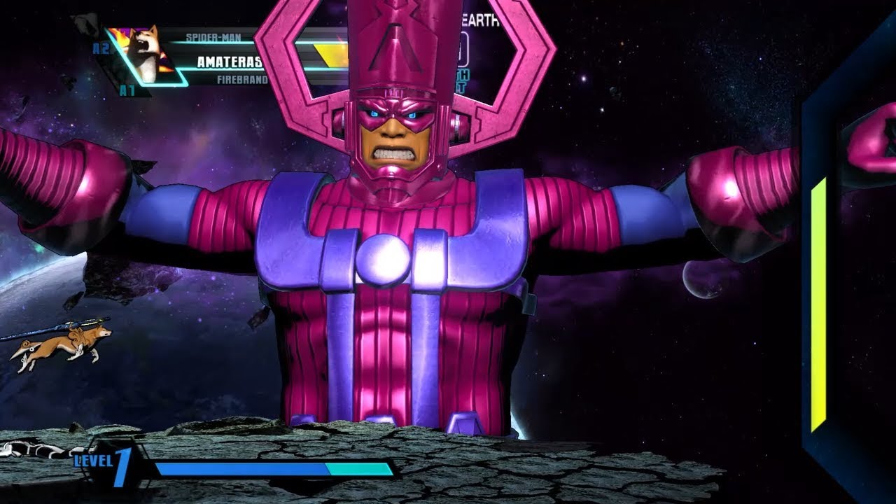 Ultimate Marvel Vs Capcom 3 - Galactus Mode - YouTube