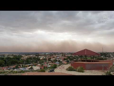 Dust storm 2020 and shelf cloud (Whyalla, South Australia) #duststorm # ...