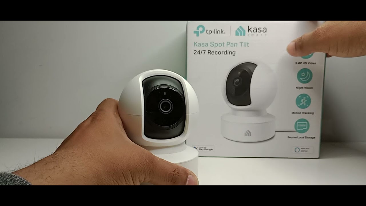 L63-Kasa Spot Pan Tilt wireless Security Camera - YouTube