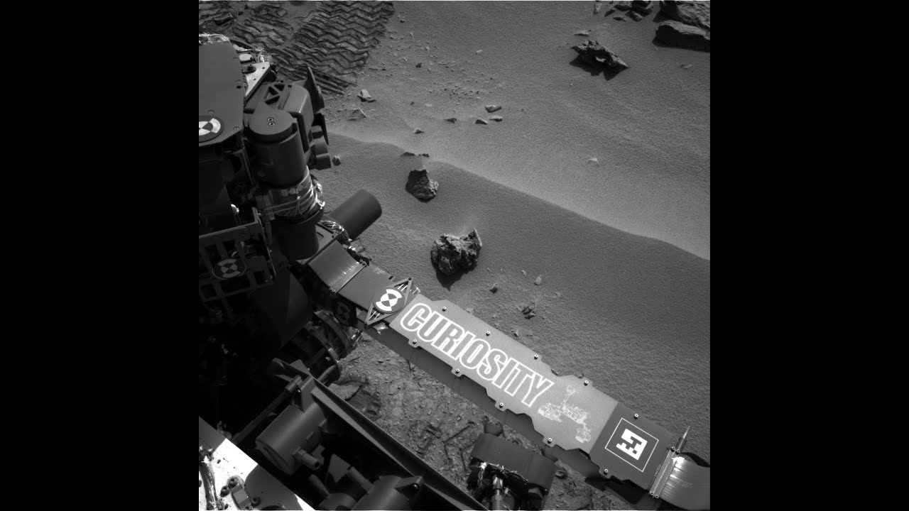 NASA Curiosity Mars Rover Left Navigation Camera Navcams images for Sol ...