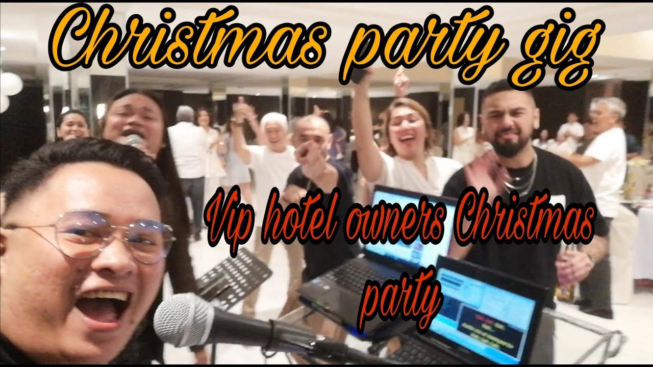 Vip hotel owner's Christmas party gig - YouTube