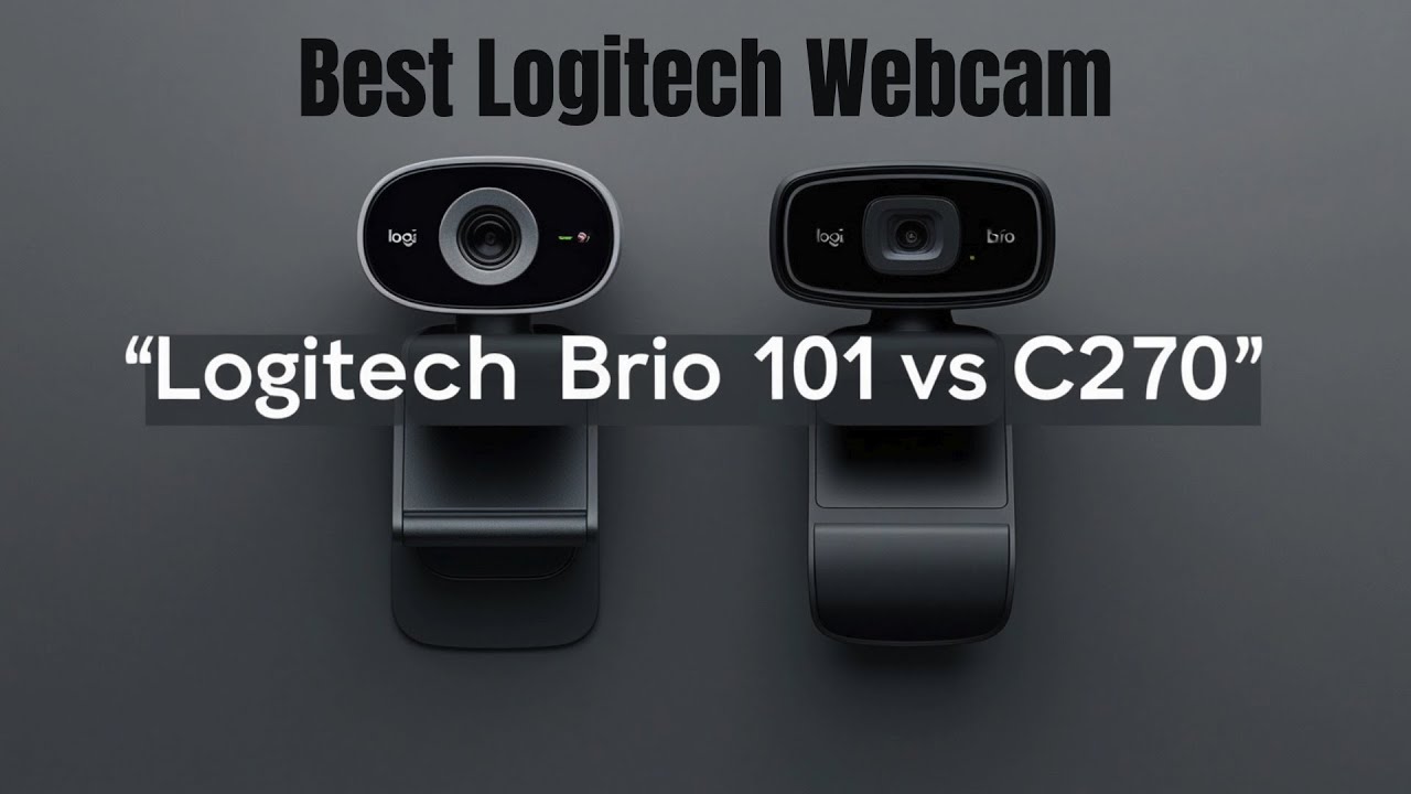 Logitech Brio 101 vs C270: Best Logitech Webcams - YouTube