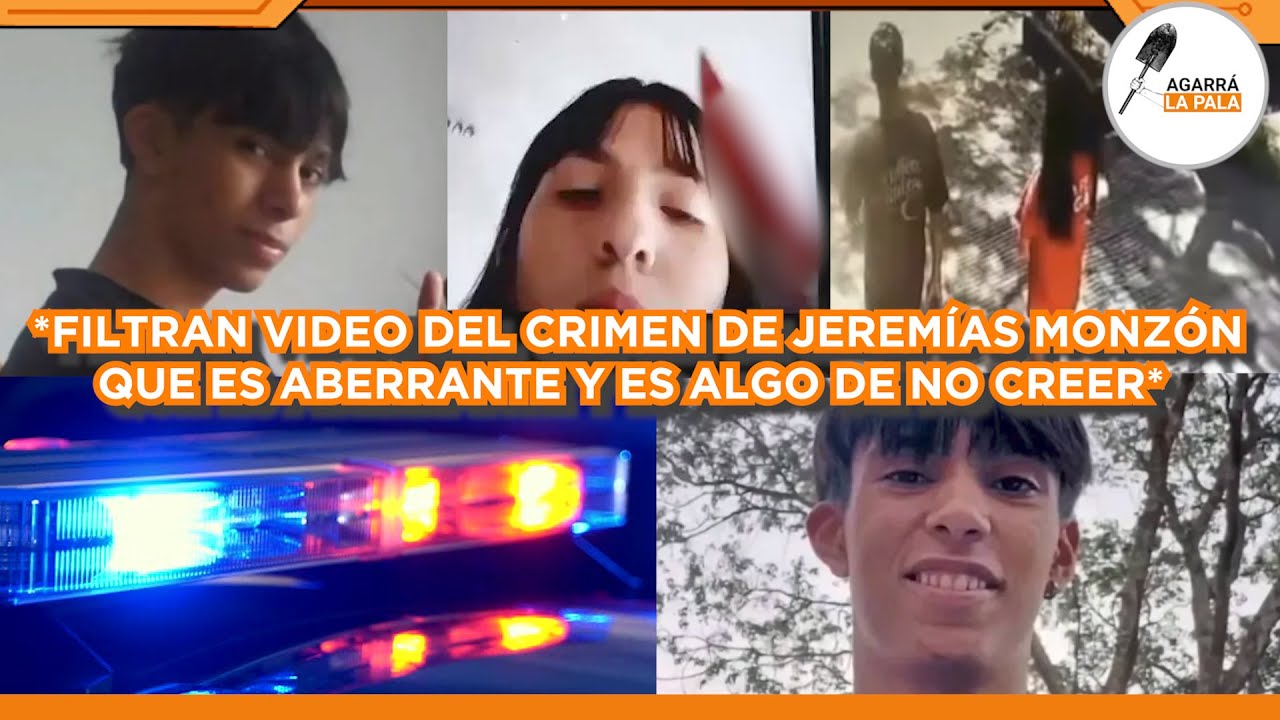 FILTRARON VIDEO DEL CRIMEN DE JEREMÍAS MONZÓN QUE NO SE PUEDE CREER Y ...