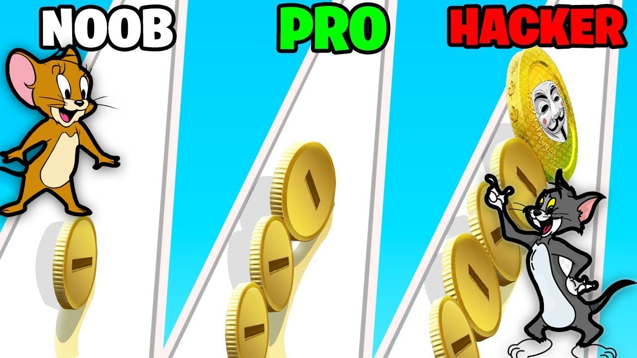 NOOB vs PRO vs HACKER | In Coin Rush | With Tom And Jerry | DigiOn ...