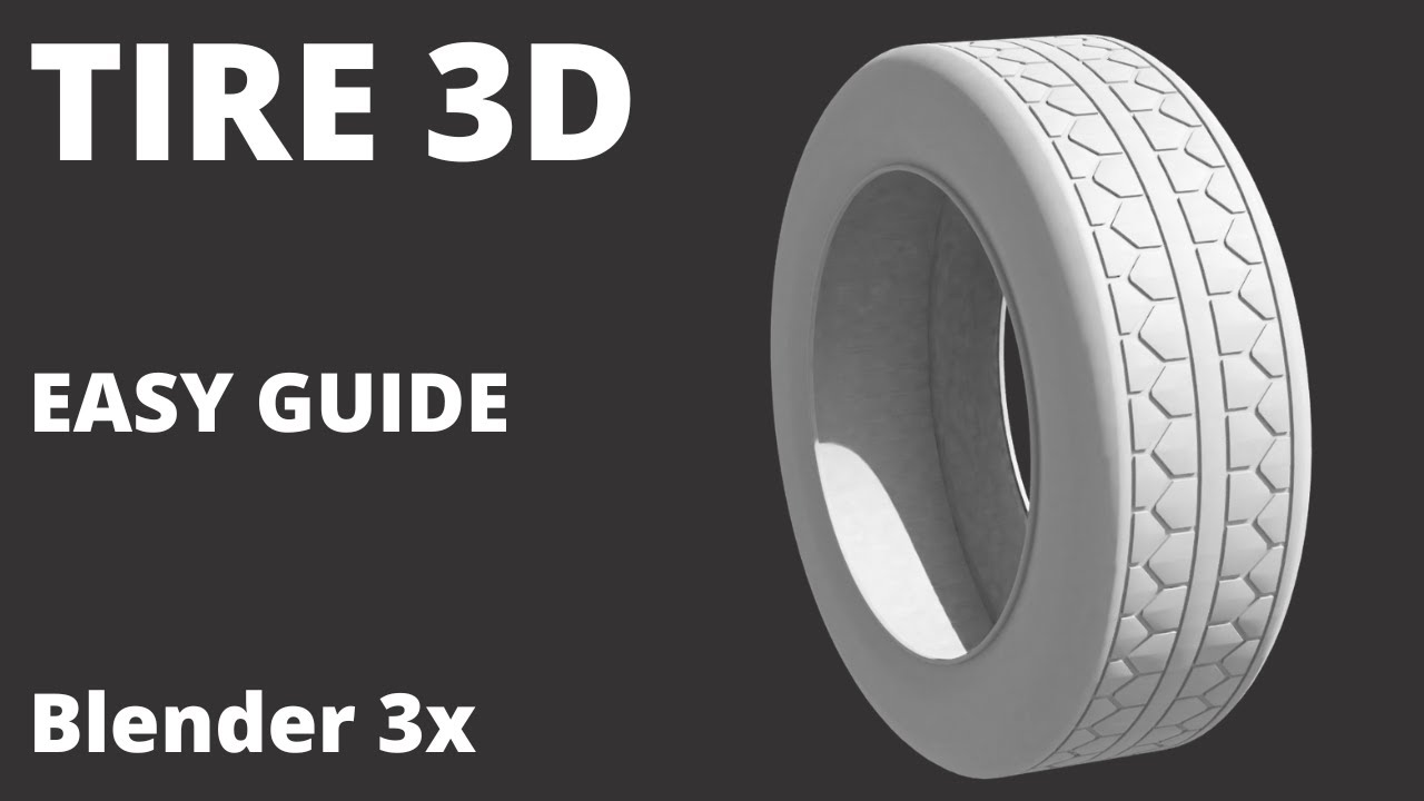 tire modeling in blender 3x - YouTube