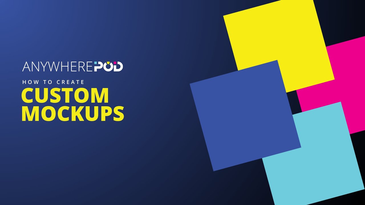 How to Automatically Create Custom Product Mockups - YouTube