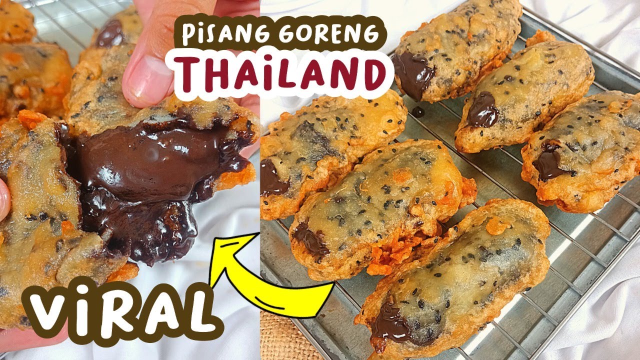 CAMILAN SULTAN!!! Pisang Goreng THAILAND Lumer & Bikin Nagih - YouTube