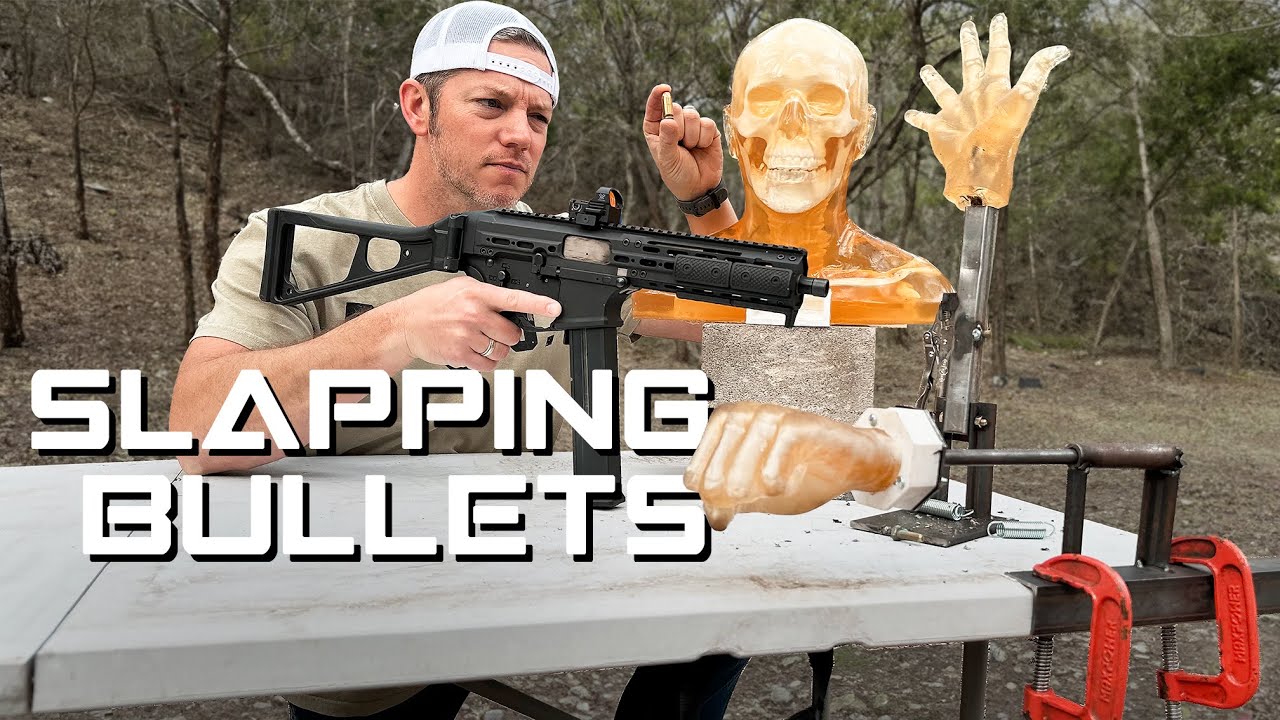 Is It Possible to Deflect a Bullet... With Your Hand?!? - YouTube