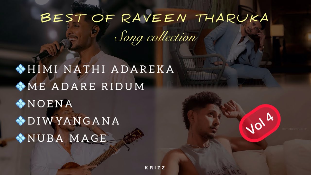 Best of raveen tharuka song collection | 2025 latest song | Krizz - YouTube