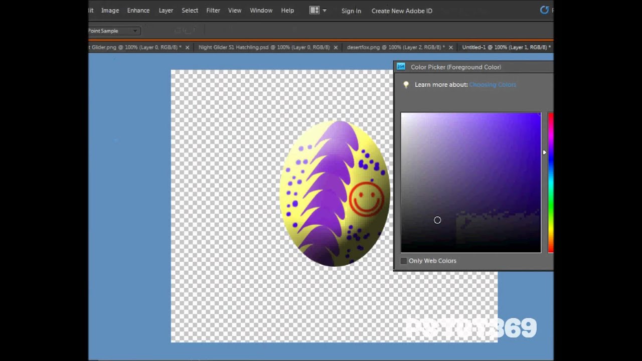 Just in time for Easter! Eggs! Adobe Photoshop Elements 8 - YouTube