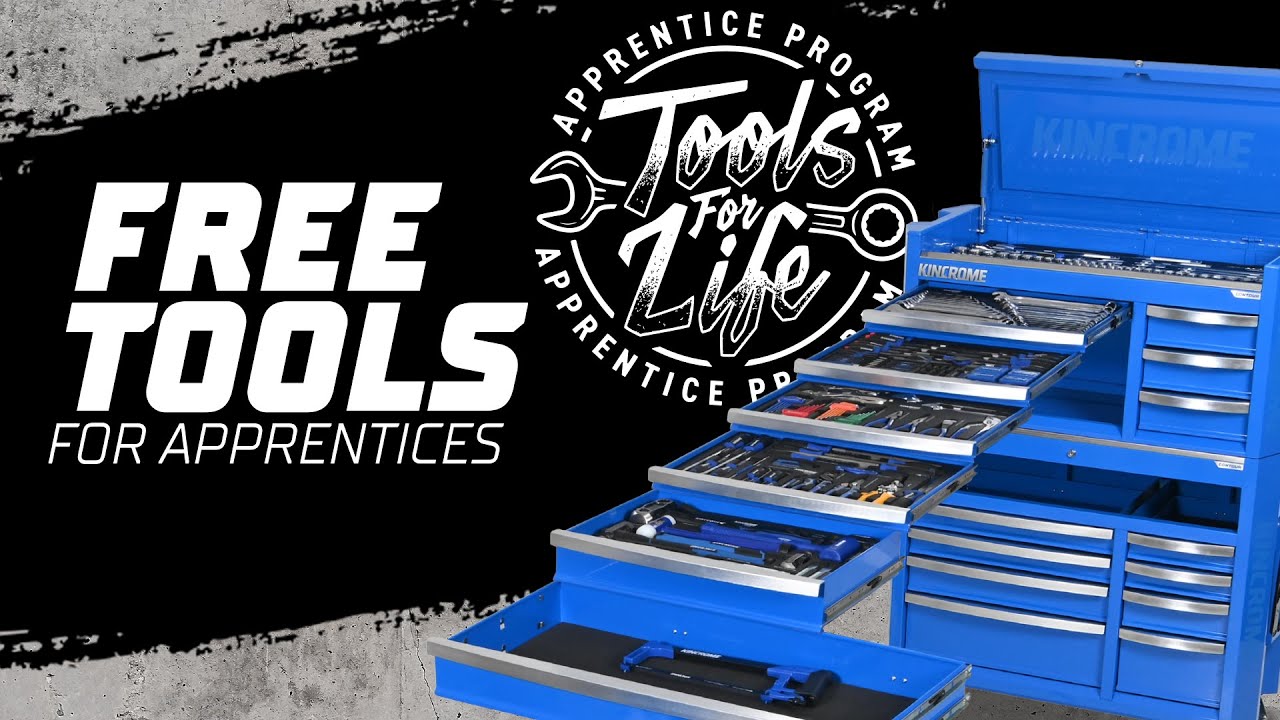 FREE TOOLS for Apprentices! | KINCROME Tools for Life Apprentice ...