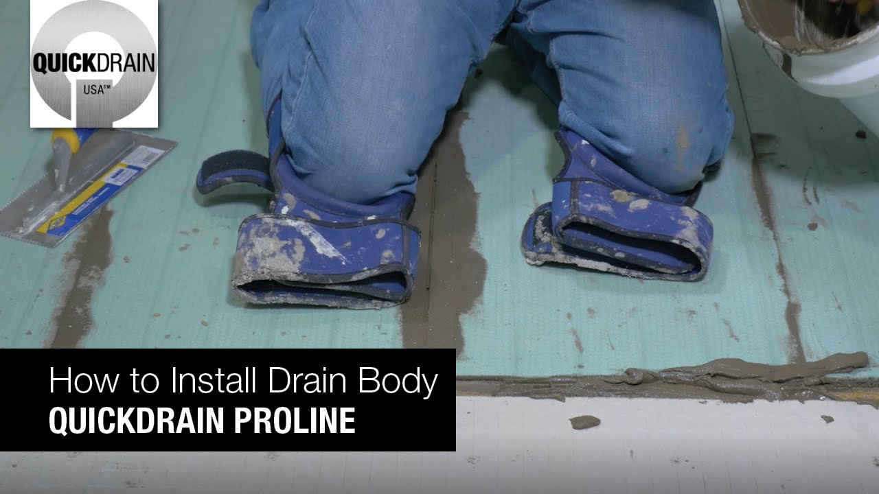 How to Install Drain Body – QuickDrain ProLine - YouTube