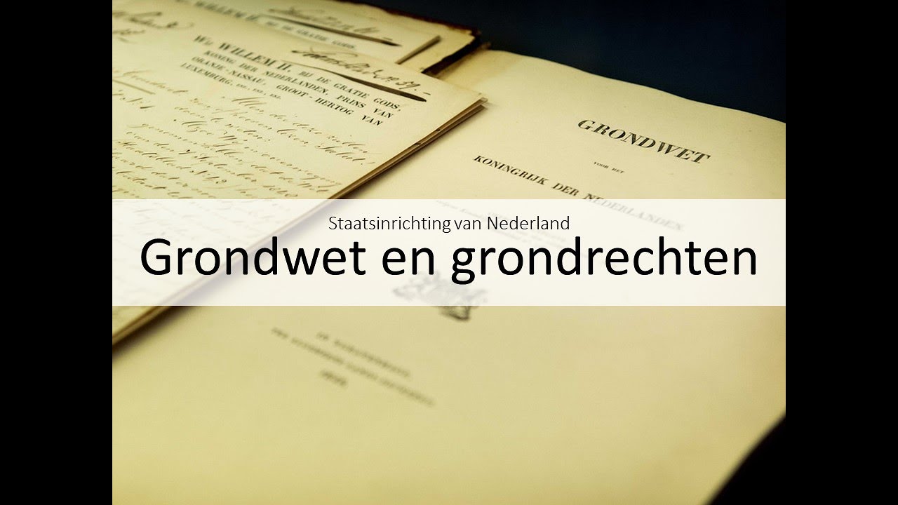 3. Grondwet en grondrechten (vmbo eindexamen - Staatsinrichting van ...