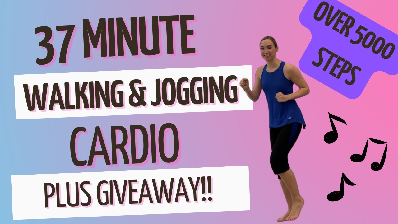 Walking & Jogging Cardio | Over 5000 Steps | Jogging For Weight Loss ...