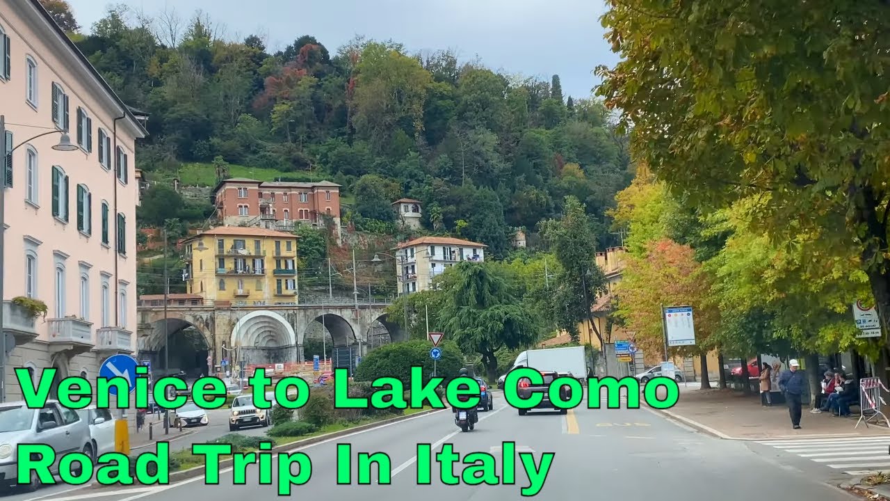 Venice to Lake Como via Lake Garda Road Journey - Italy [4K HD] - YouTube