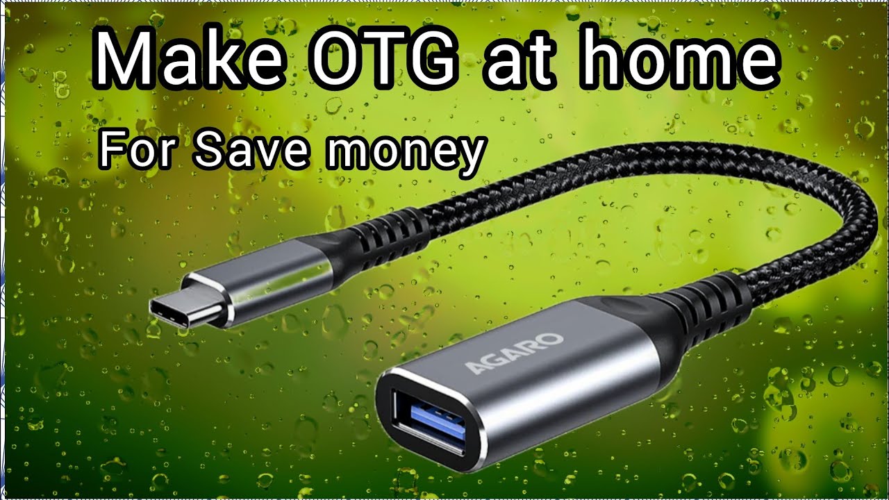 "DIY OTG | Make Your Own otg at home | turn any data cable into OTG ...