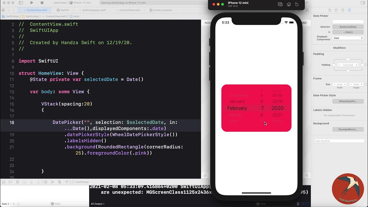 SwiftUI | Arabic | DatePicker Custom Range - YouTube SwiftUI | Arabic | DatePicker Custom Range - YouTube