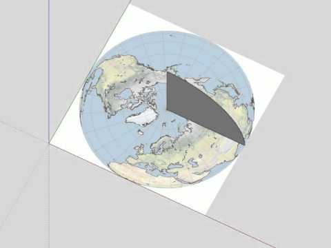 Mapping a Photo to a Hemi-Sphere in SketchUp - YouTube