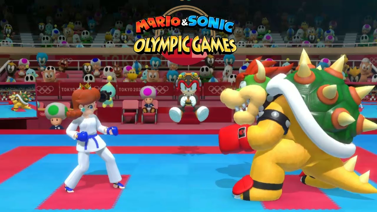 Mario & Sonic At The Olympic Games Tokyo 2020 Karate Daisy Vs Bowser ...