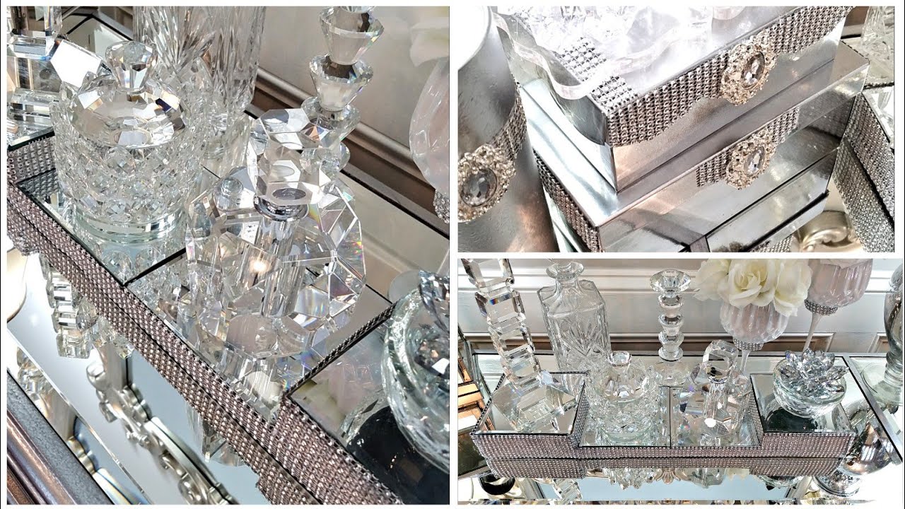 Glam Dollar Tree DIY Mirror Decor Ideas 2019 - YouTube