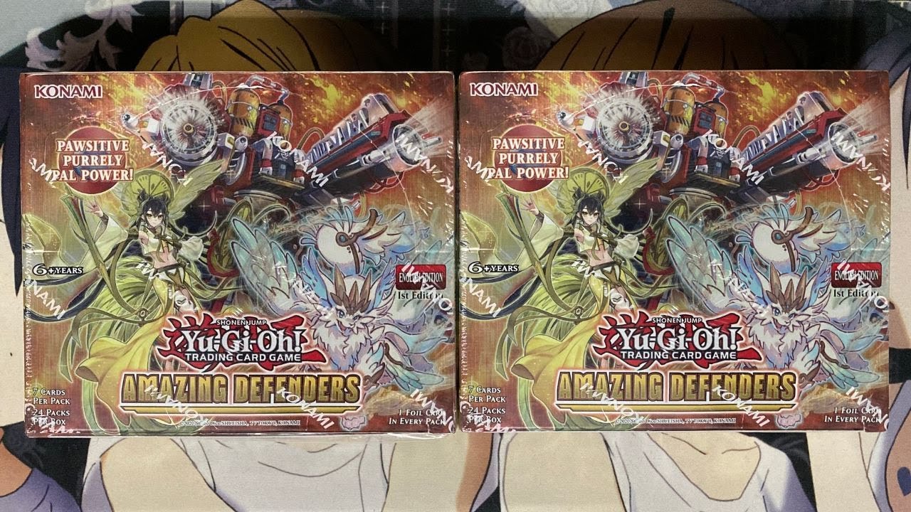 Opening Two Amazing Defenders Yugioh Booster Boxes TCG - YouTube