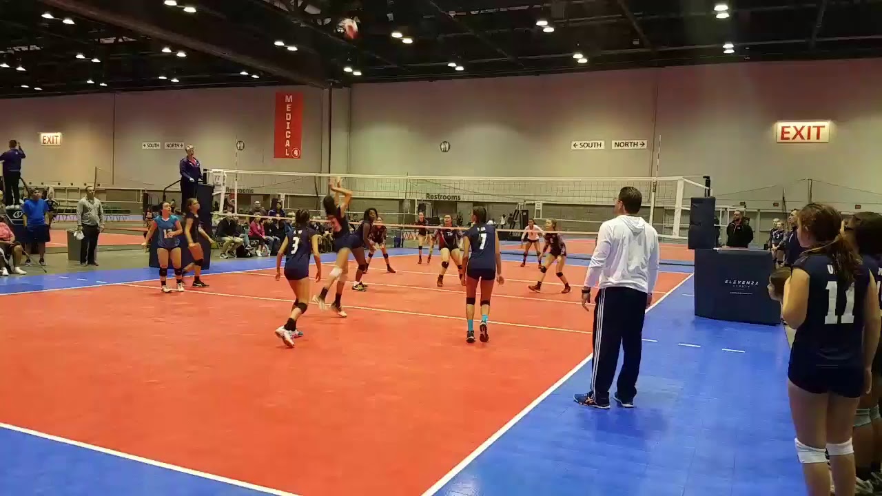 AAU Volleyball Champions ProZone 13u Game 2 06/17/2017 - YouTube