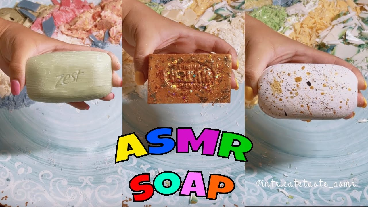 ASMR Soap Cubes Cutting-Dry Soap Crushing-Soap Crunching Best ASMR ...