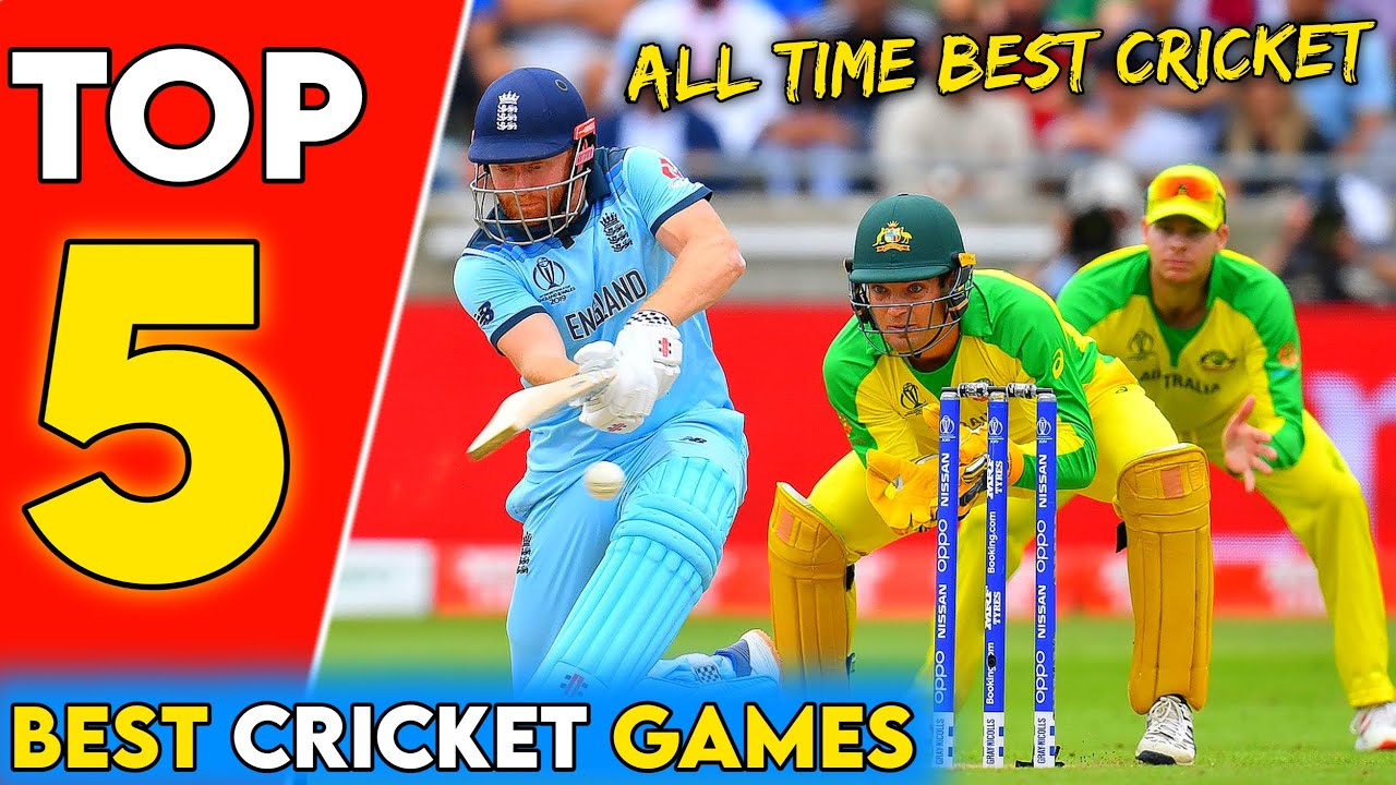 Top 5 Best Cricket Games For Android | All Time 4k Graphics Best ...