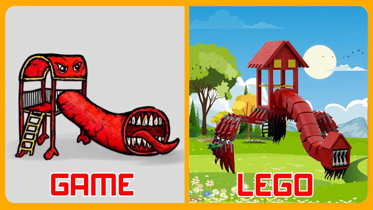 KUMPULAN MONSTER ⚔️ When the Slide Monster Steps Out of Games and LEGO ...