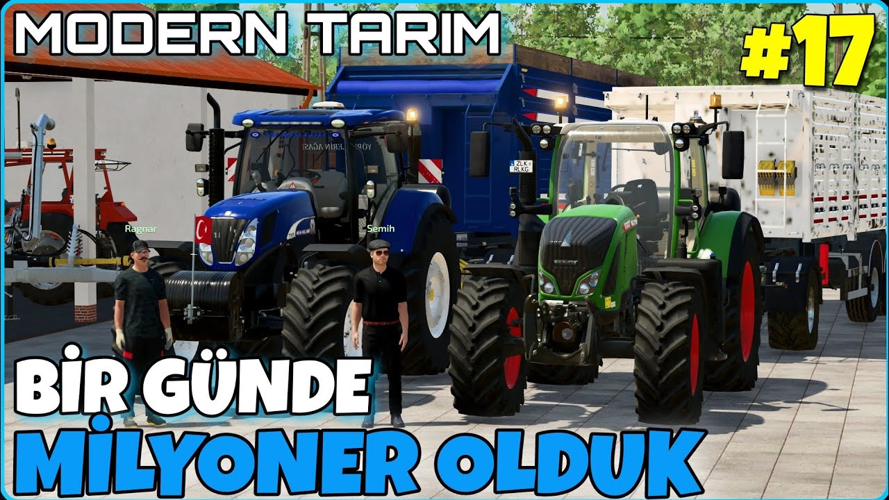TÜM MAHSULÜ SATTIK - BİR GÜNDE MİLYONER OLDUK - 55 RAGNAR MODERN TARIM @55_ragnar - YouTube