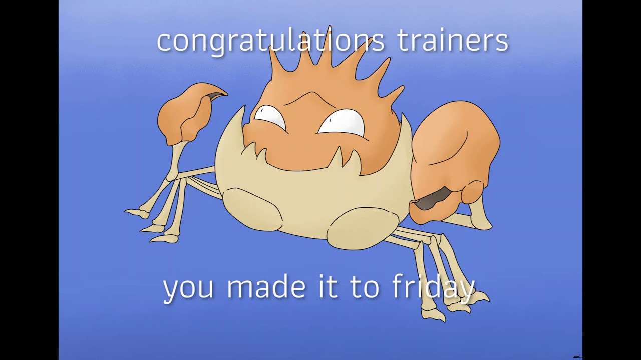 Congratulations trainers you made it to friday - YouTube
