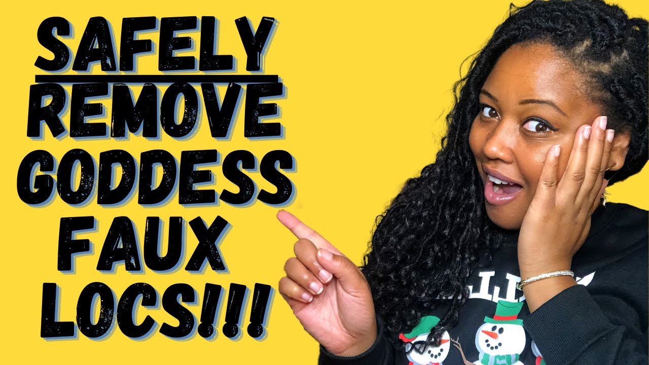 HOW TO REMOVE FAUX LOCS & Detangle MATTED Hair (EASY Tutorial) - YouTube