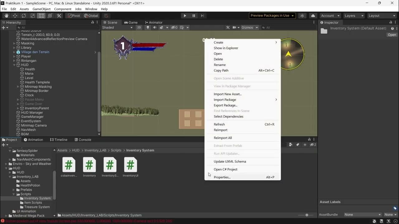 Tugas Pertemuan 9 | Praktikum Pemrograman Game - YouTube