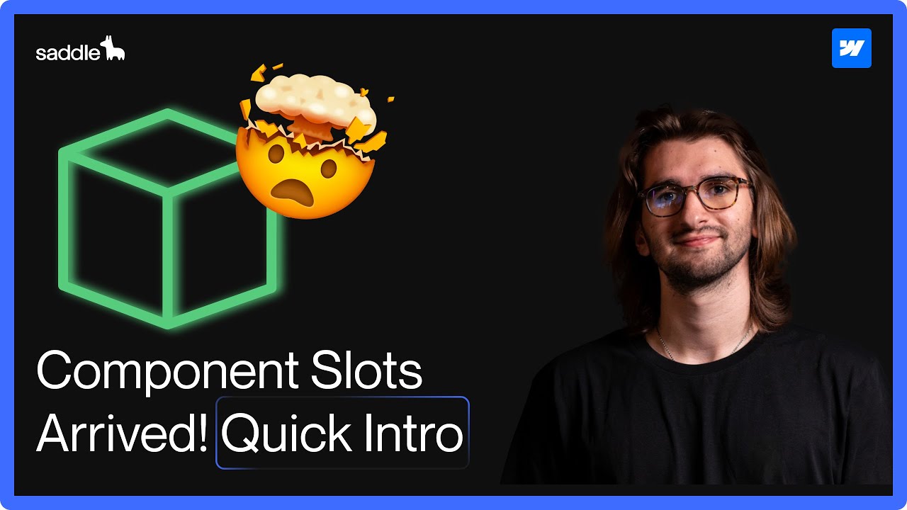 Webflow Component Slots QUICK Intro | Webflow Update - YouTube