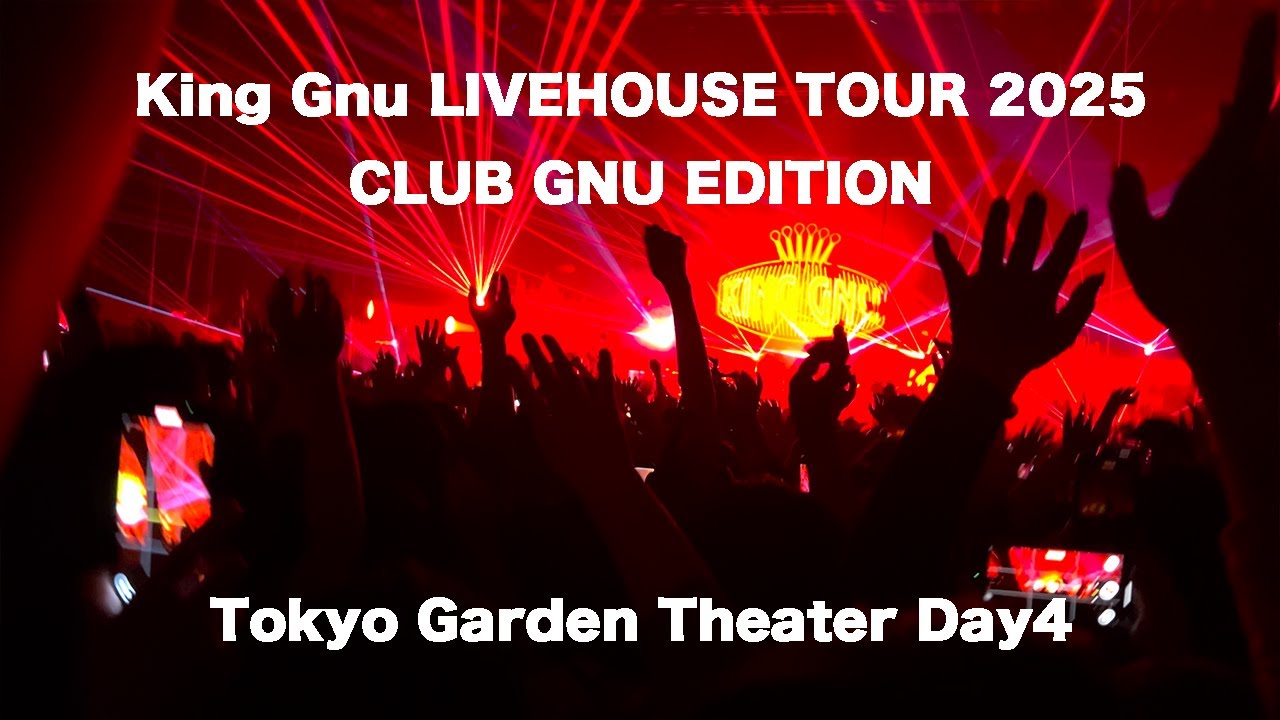 King Gnu - ):阿修羅:(｜Flash!!!｜Sorrows (LIVEHOUSE TOUR 2025, TOKYO GARDEN THEATER Day4) - YouTube