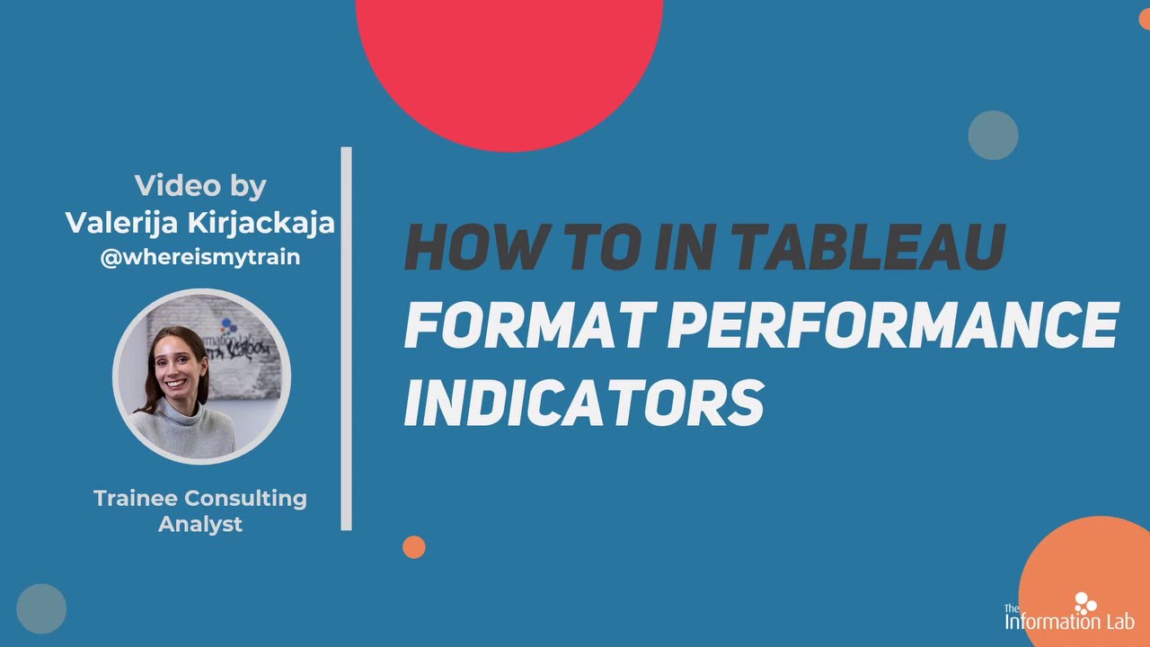 How to in Tableau in 5 mins: Format Performance Indicators - YouTube