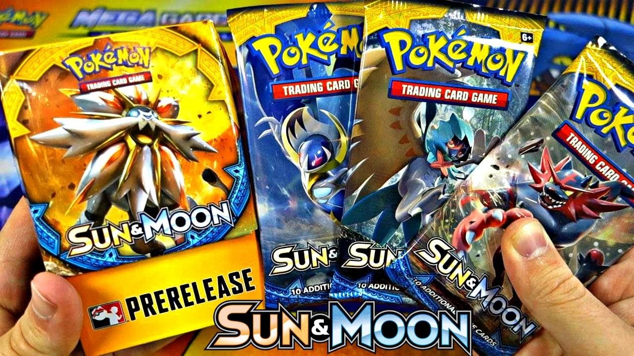 Pokemon Sun and Moon Prerelease Kit & EARLY Booster Pack Opening! - YouTube