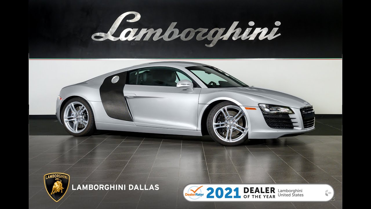 2008 Audi R8 V8 Ice Silver LT1459 - YouTube