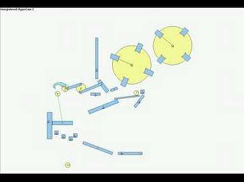 IP (interactive physics) marble run /machine - YouTube