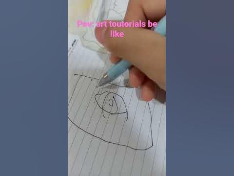 art toutorials be like...... - YouTube