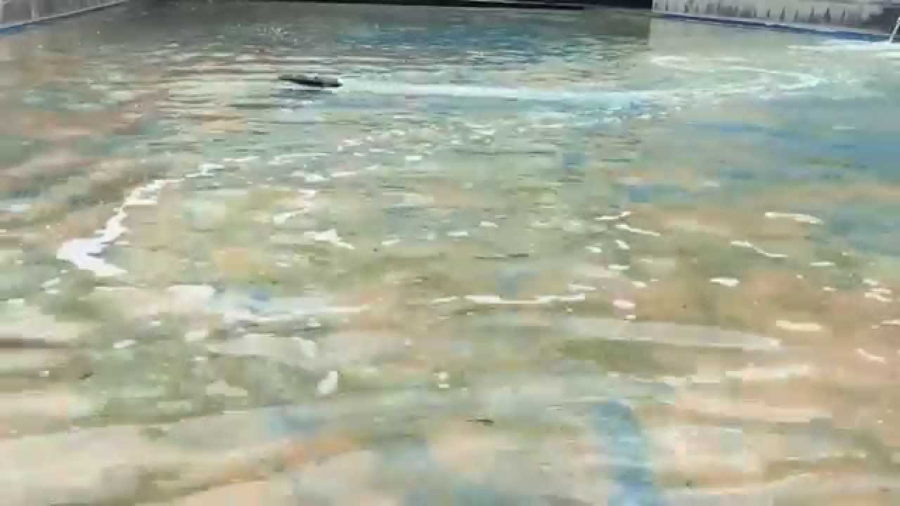 first testing homemade jet drive boat rc - YouTube