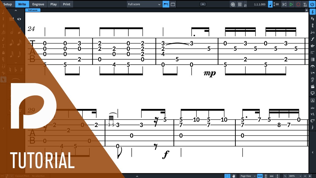 Tablature for Fretted Instruments | New Features in Dorico 3 - YouTube