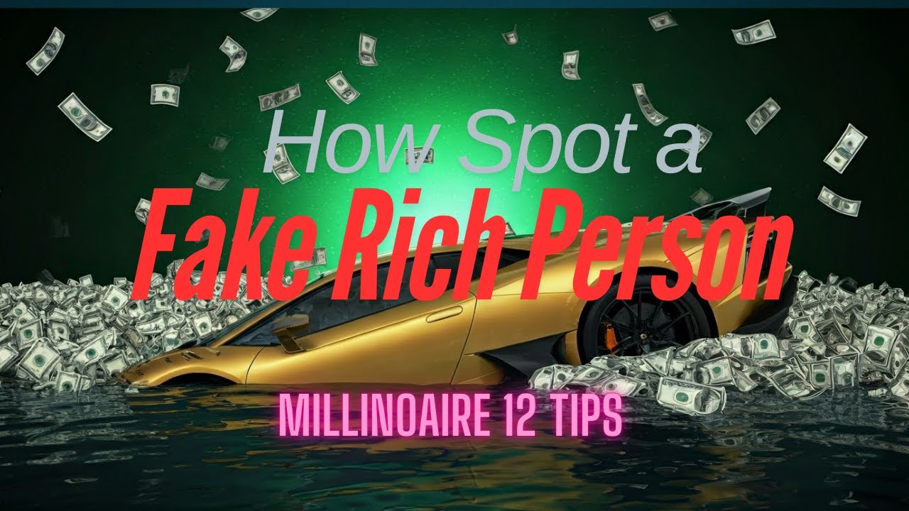 How to Spot A Fake Rich Person 12 Sign they are Really Poor #fake # ...