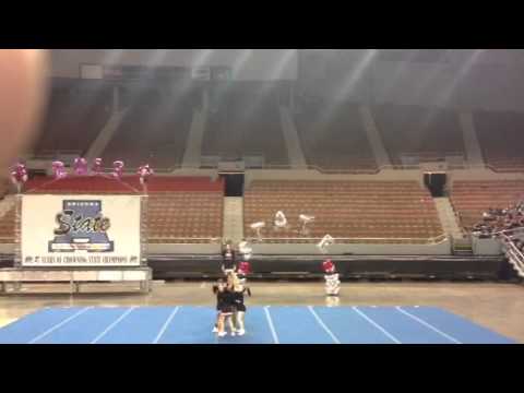 Kofa high school AGS AZ state cheer/Pom 2013 - YouTube