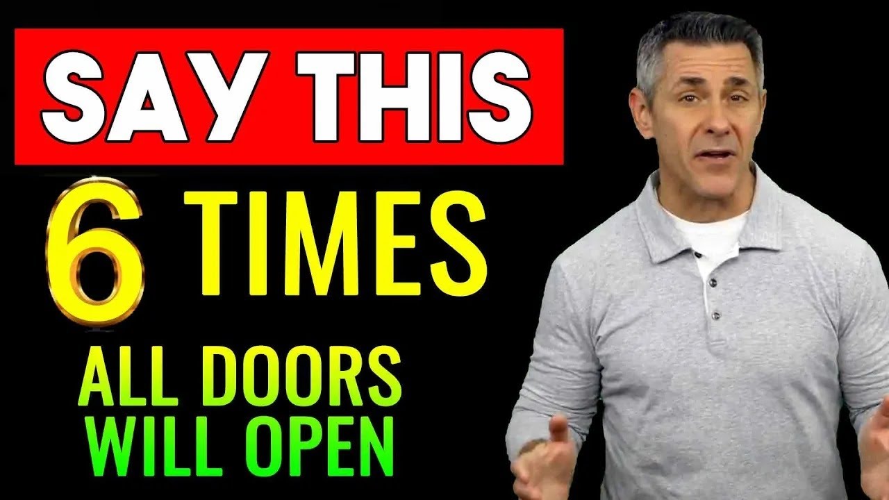 IT'S SCARY SAY THIS 6 TIMES AND OPEN THE DOORS OF WEALTH AND PROSPERITY ...