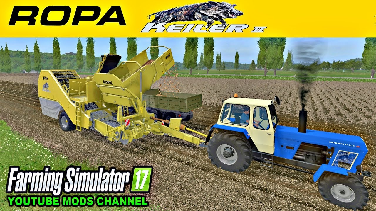 FS | 17 | Mods ROPA KEILER II Potato Harvester - YouTube