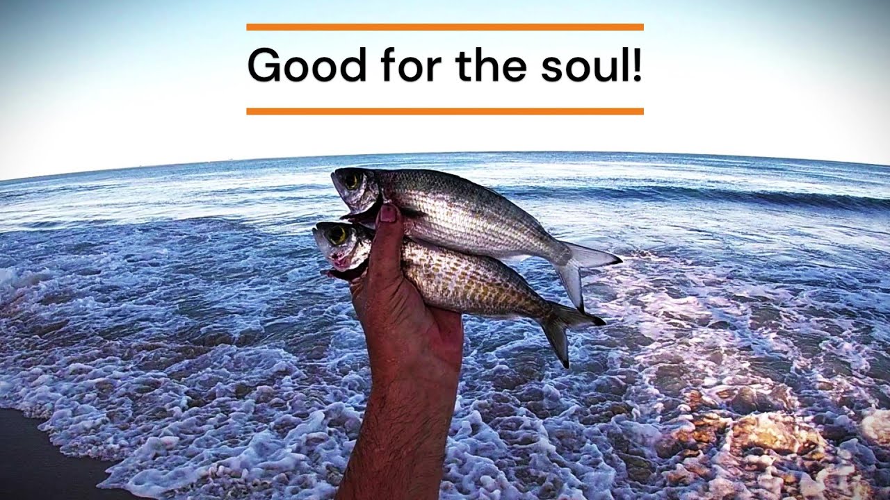 Beach fishing is good for the soul! - YouTube