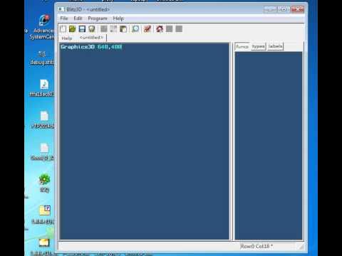 Как создать игру на Blitz3D? Урок 1 (Введение) - YouTube
