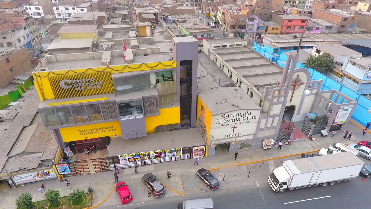 ATE VITARTE LIMA TOMAS AÉREAS - YouTube